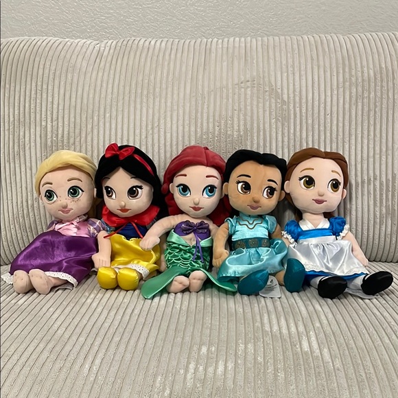 Disney | Toys | Disney Princess Plush Set | Poshmark